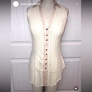 Jawbreaker | Tops | Nwot Steampunk Shabby Chic Lace Corset Back Tank | Poshmark